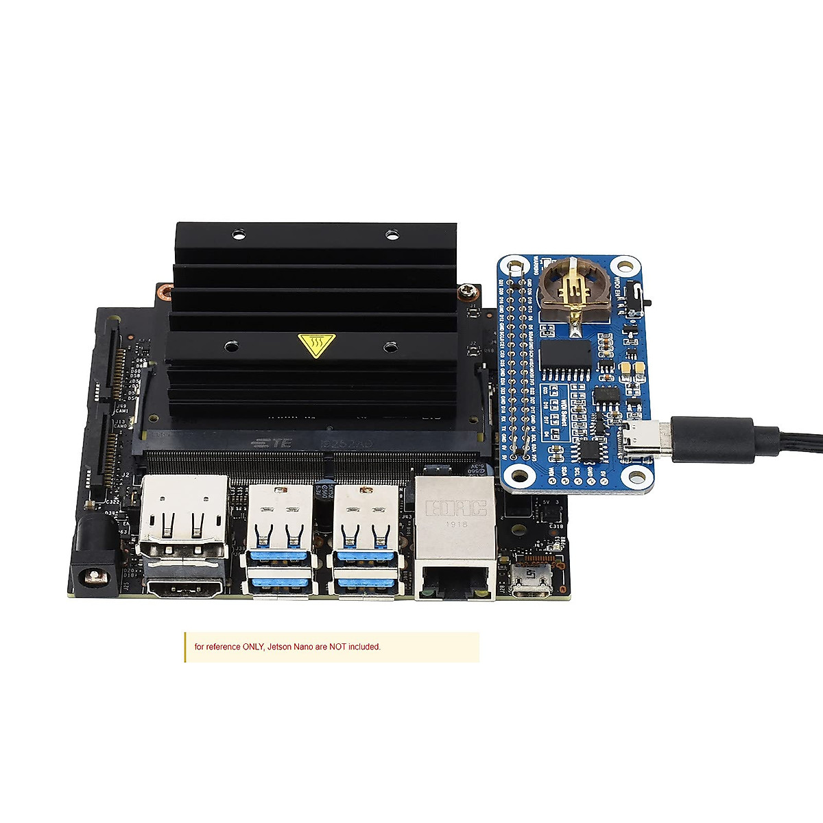 Waveshare RTC WatchDog HAT for Raspberry Pi Auto Reset High Precision RTC Real time clock Compatible with Jetson Nano