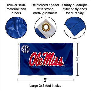 College Flags & Banners Co. Ole Miss SEC 3x5 Flag