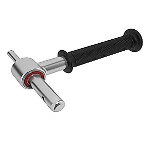 Ice Auger Drill Adapter with Bearings - 18mm 0.720 Output Shaft Diameter - Premium Steel Cordless Drill Attachment for Ice Auger Drill Conversion