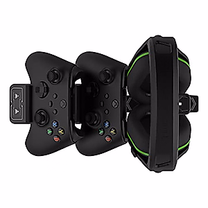Turtle Beach Fuel Dual Controller Charging Station & Headset Stand for Xbox Series X|S & Xbox One Wireless Controllers â€“ 22+ Hour Battery Packs, Quick Charge, and Compact Design - Black