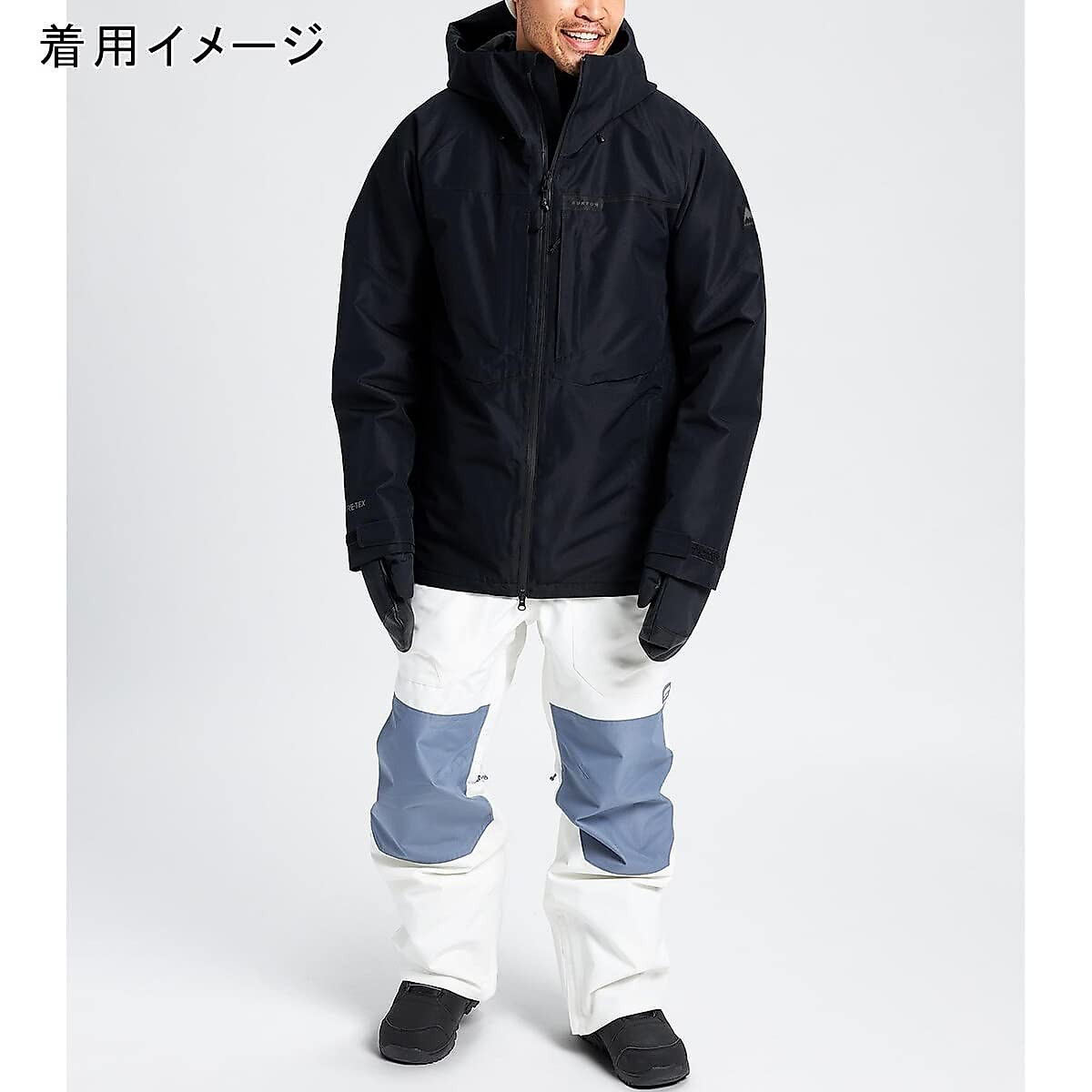 Burton Men's Standard Gore‑TEX 2L Pillowline Jacket, True Black, X-Large