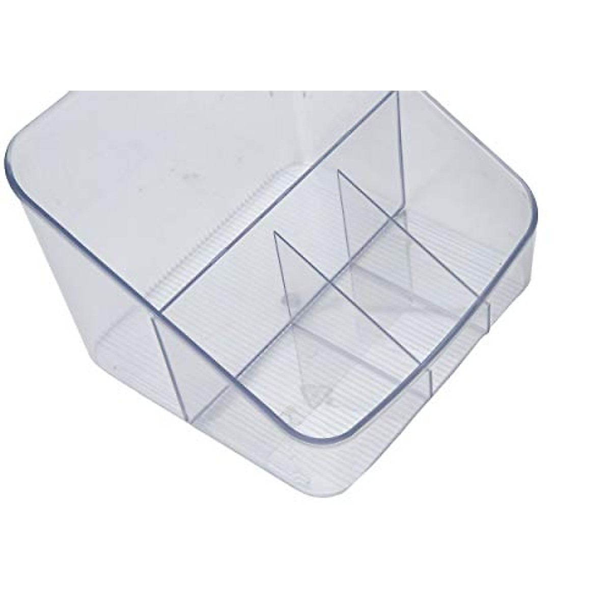 Mind Reader CADMINI-CLR Multi-Purpose Mini Acrylic Coffee & Tea Condiment Storage Organizer, for Vanity, Bathroom, Office and Much More, Clear