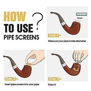 200pcs 3/4 Inch Brass Pipe Screens, 3/4 Inch Brass Pipe Screen with Storage Box