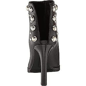 Karl Lagerfeld Paris Women's Bonnie Peep Toe Bootie Brayden, Black, 8