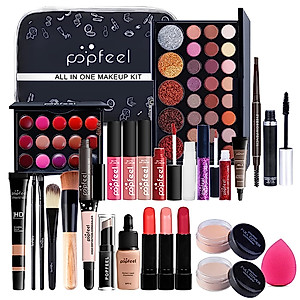 MAEPEOR All In One Makeup Kit 27PCS Makeup Kit for Women Full Kit Multi-Purpose Makeup Set for Beginners or Pros (27Pieces, KIT004)