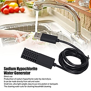 Hypochlorite Generator, USB DC 5V Household Self Made Cleaning Water Generator Machine for Daily Cleaning Hypochlorous Acid Generator Distilled White Vinegar