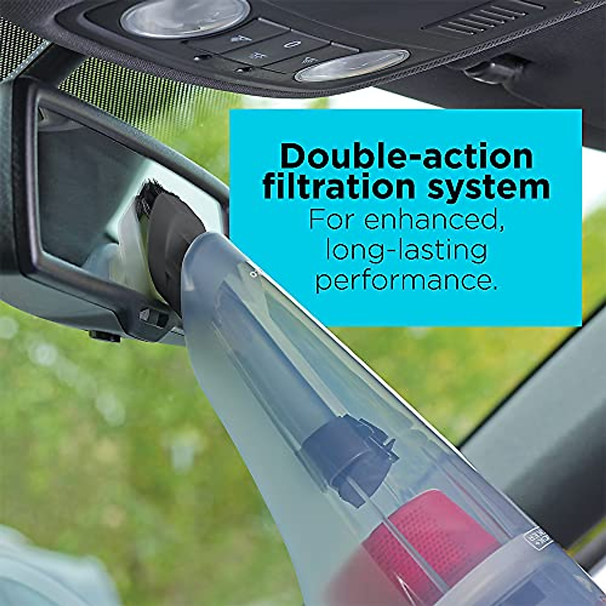 BLACK+DECKER Handheld Vacuum for Car, Corded, Grey (BDH1200NVAV)