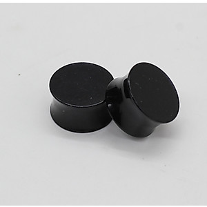 B BodyPJ Sparkles 3Pair-Mix color Acrylic Ear Plug Expanders UV Ear Gauges Piercing Jewelry (3Pair-Mix color,1"(25mm))