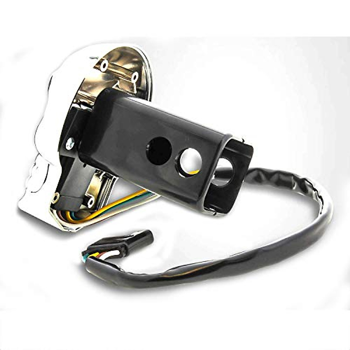 Light-Up Red Eye Skull Trailer Hitch Receiver Cover Brake Tail fits 2" or 1-1/4" Hitches w/4-pole Plug