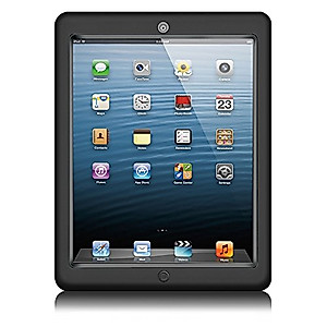 Fingic for iPad 4/3/2 Case - Rugged 3 in 1 Hybrid Heavy Duty Shock-Absorption Scratch-Resistant Protective Case, Gray/Black