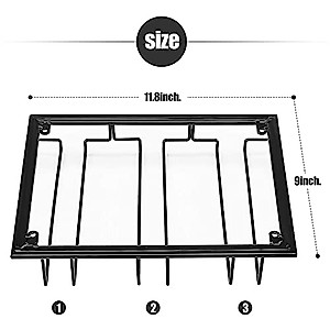 Wine Glass Shelf, Upside-down Home Goblet Iron Art Shelf, Wine Glass Hanging Storage Rack
