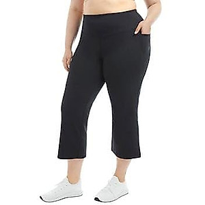 Jockey Ladies' Yoga Capri (Black, L)