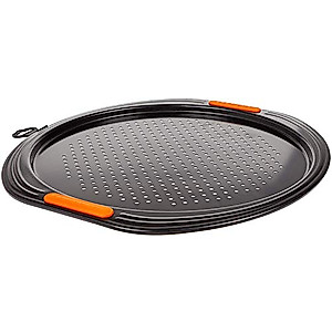 Le Creuset Toughened Non-Stick Bakeware Pizza Pan, Black