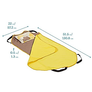 CR4Kids ELR-16203-CLHN Nap Mat, Large, Brown/Yellow