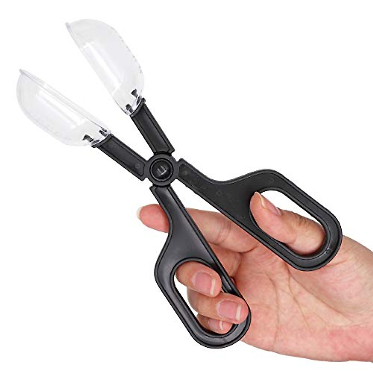 MINYULUA Reptile Feeding Tongs Long Tweezers Cricket Clamp Bug Scooper, Straight and Curved Tweezers Feeding Tools for Reptile Lizard Gecko Bearded Dragon Snake Hamsters