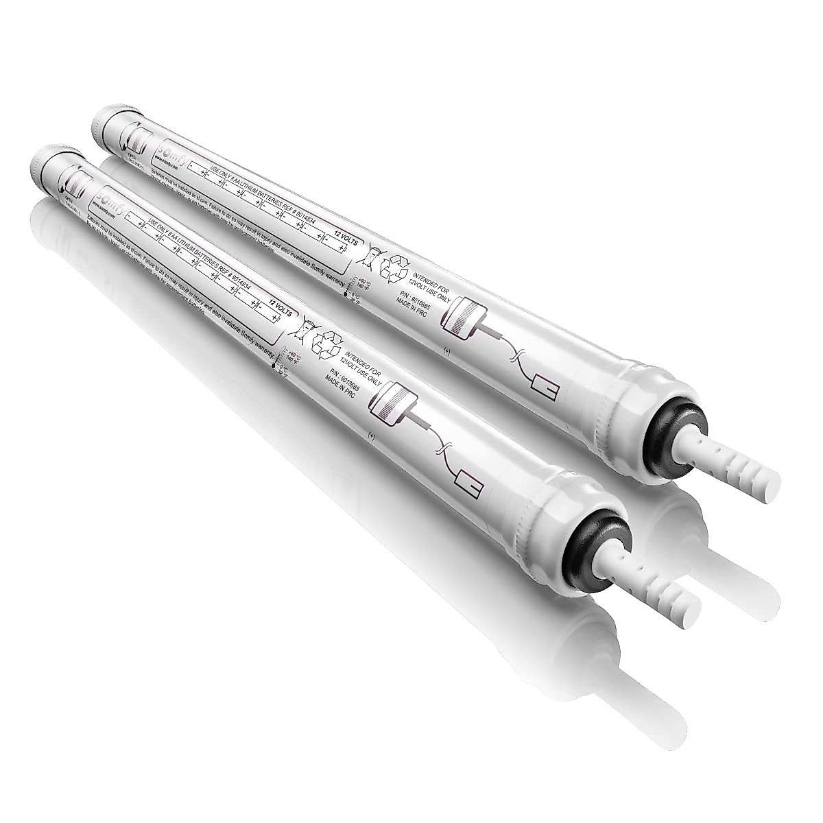 Two 12V Reloadable Battery Wands with Connector for Dual Battery Replacement