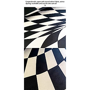 PartyUnix Boho Mushroom Skull Animal Indoor Modern Area Rug, Soft Non-Shedding Carpet Floor Mats Living Room Bedroom for Home Decoration