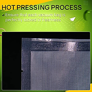 Vacuum Sealer Bags with BPA Free(200 Counts-11" x 16")200 Gallon Heavy Duty Vacuum Seal Food Sealer Bags PreCut Bag
