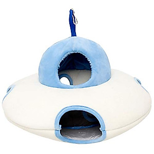POPETPOP Small Animals House Pet Hamster Hanging Bed House Hammock Cage Nest Winter Warm for Guinea Pig Hedgehog Chinchilla L
