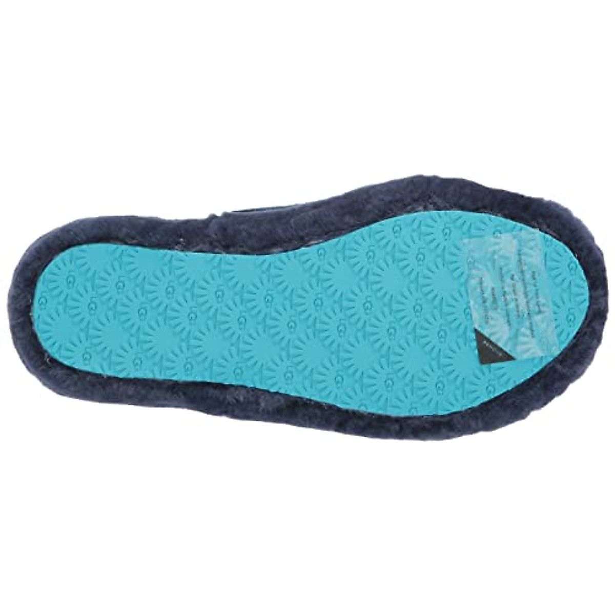 UGG K Fluff Yeah Gradient Slipper, Blue Combo, 5 US Unisex Big Kid