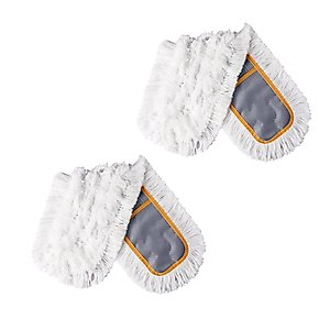 Commercial 24" Dust Mop Pads 2 Pieces Just Fit CLEANHOME Commercial Dust Mop,Grey
