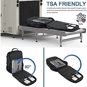 HZENPPOR Travel Backpack for Men, Large Backpack for Men, 50L Laptop Backpacks, Anti Theft XL Extra Big Mens Large Backpack 17.3 Inch Women Men Airline Approved College Bussiness BackPack