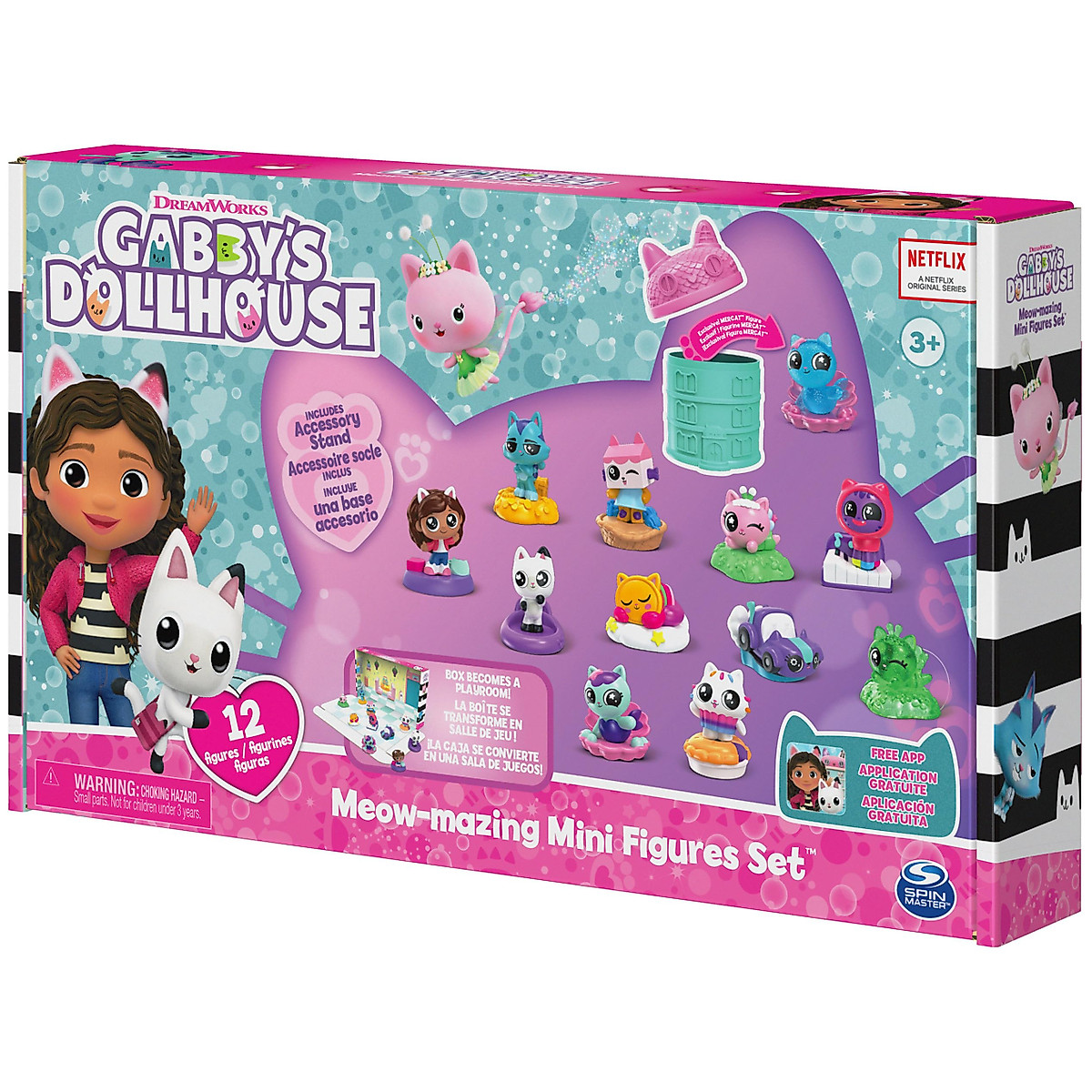Gabby's Dollhouse, Meow-Mazing Mini Figures 12-Pack (Amazon Exclusive), Kids Toys for Ages 3 and up