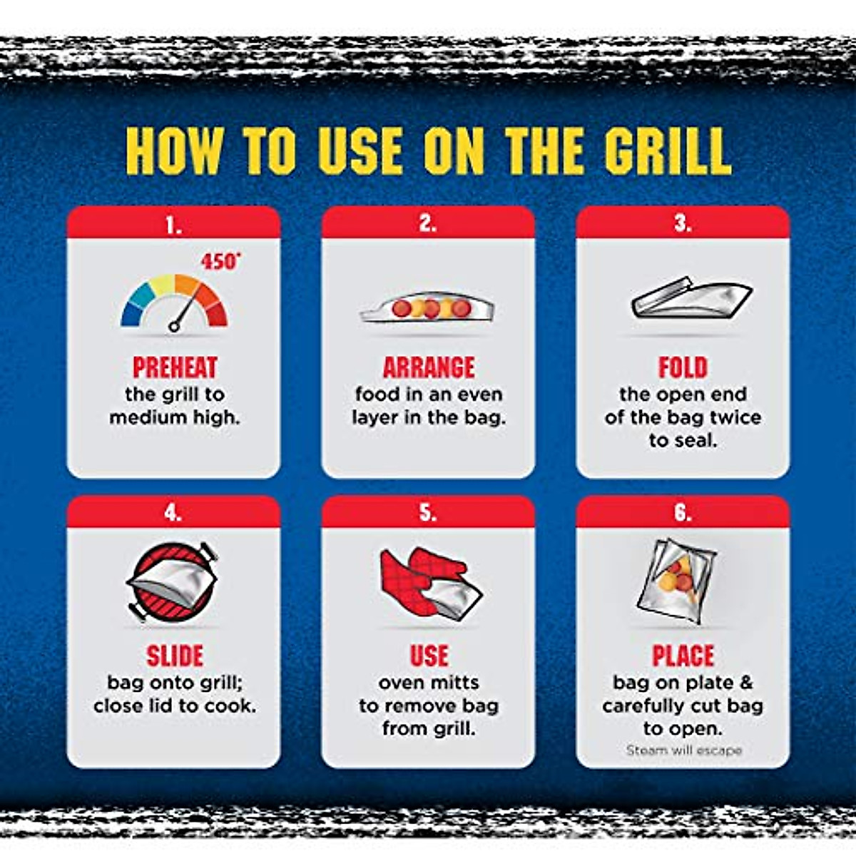 Kingsford Heavy Duty Aluminum Grill Bags, 4 Pack | Foil Packets for Grilling, Recyclable And Disposable Grilling Accessories | Foil Bag Measures 15.5" x 10" | Foil Grilling Bag, Grilling Bags