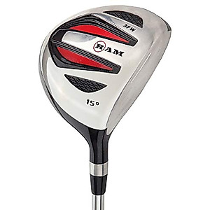 Ram Golf SGS #3 Fairway Wood - Mens Right Hand - Headcover Included -Steel Shaft
