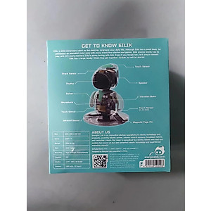 Eilik - Cute Robot Pets Toys with Abundant Emotions, Animations & Mini-Games, Your Perfect Desk Touch Interactive Companion, Holidays & Birthdays Gifts for Girls & Boys.