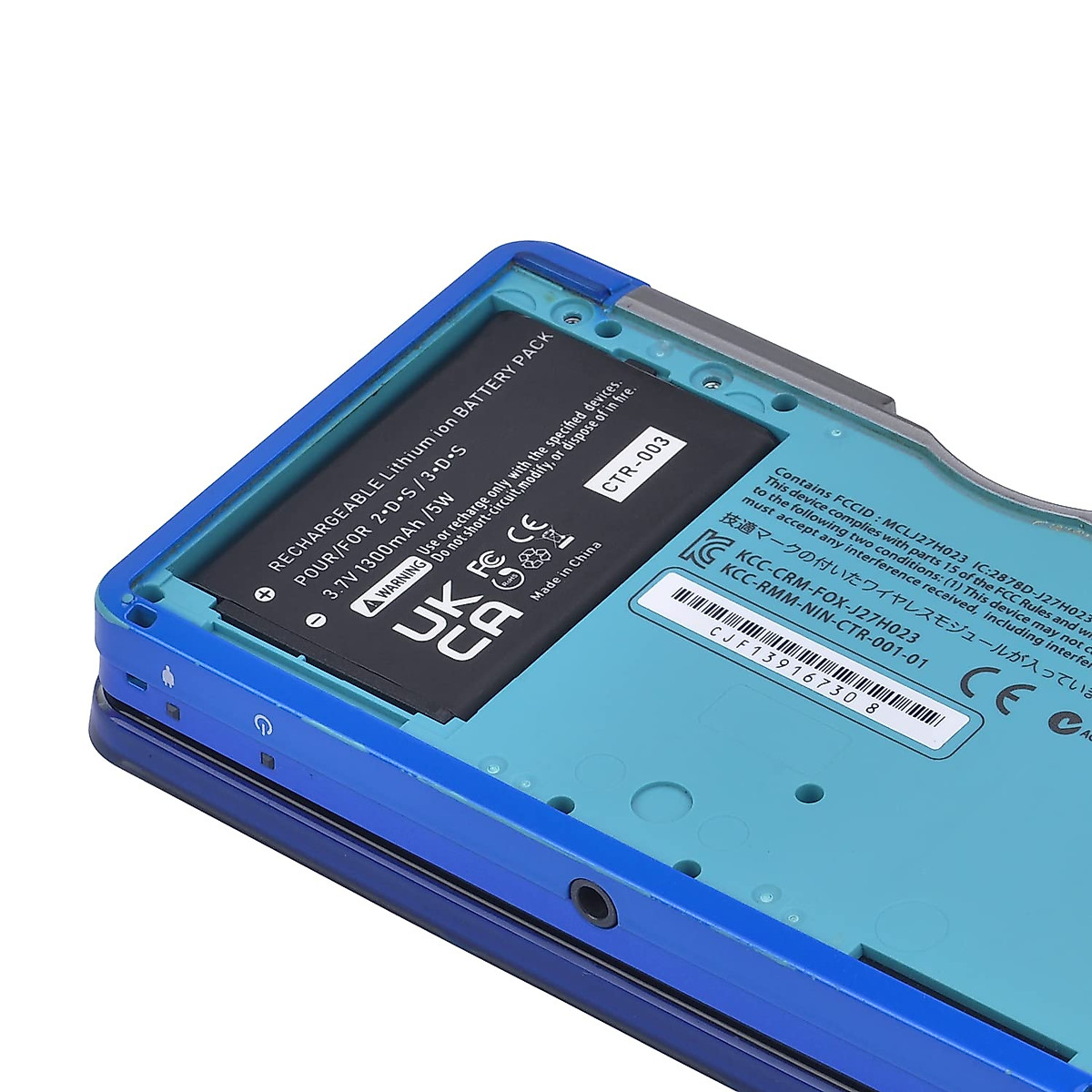 Tectra 1300mAh CTR-003 CTR003 Battery Compatible with Nintendo 3DS 2DS Gaming Console + Charging Cable(Not Compatible with New 3DS and 3DS XL)