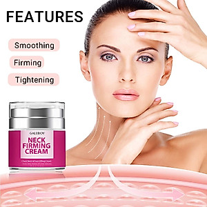 Neck Firming Cream, Anti-Aging Facial Moisturizer with Retinol & Collagen, Neck Cream, Double Chin Reducer cream, Skin Tightening Cream for Neck Face