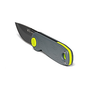 UCO Ingalls Switch-Lok Slip Joint Pocket Knife with D2 Steel Blade, Coal Grey, 2.6 Inch Blade