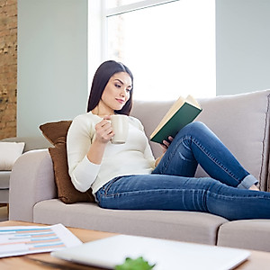 Weysat Fleece Back Support Pillow for Recliners, Chair Cushion Lumbar Support Reading Corner Pillow for Office Couch Sofa Low Back Pain Relief Rest(Brown)