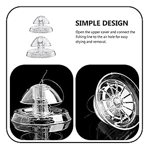 balacoo 2Pcs Transparent Snail Catchers Aquarium Leech Traps Leech Catchers Aquarium Accessory