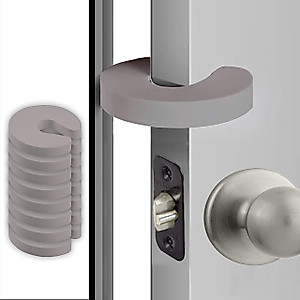 8 Pack - Door Stopper Finger Pinch Guards - Prevent Baby/Toddler Injuries with A Child Proof Door Stopper - Extra Soft Foam - Large Universal Sleek Design - Driddle