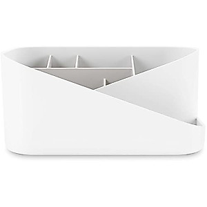 Umbra Glam Cosmetic and Accessory Organizer, White