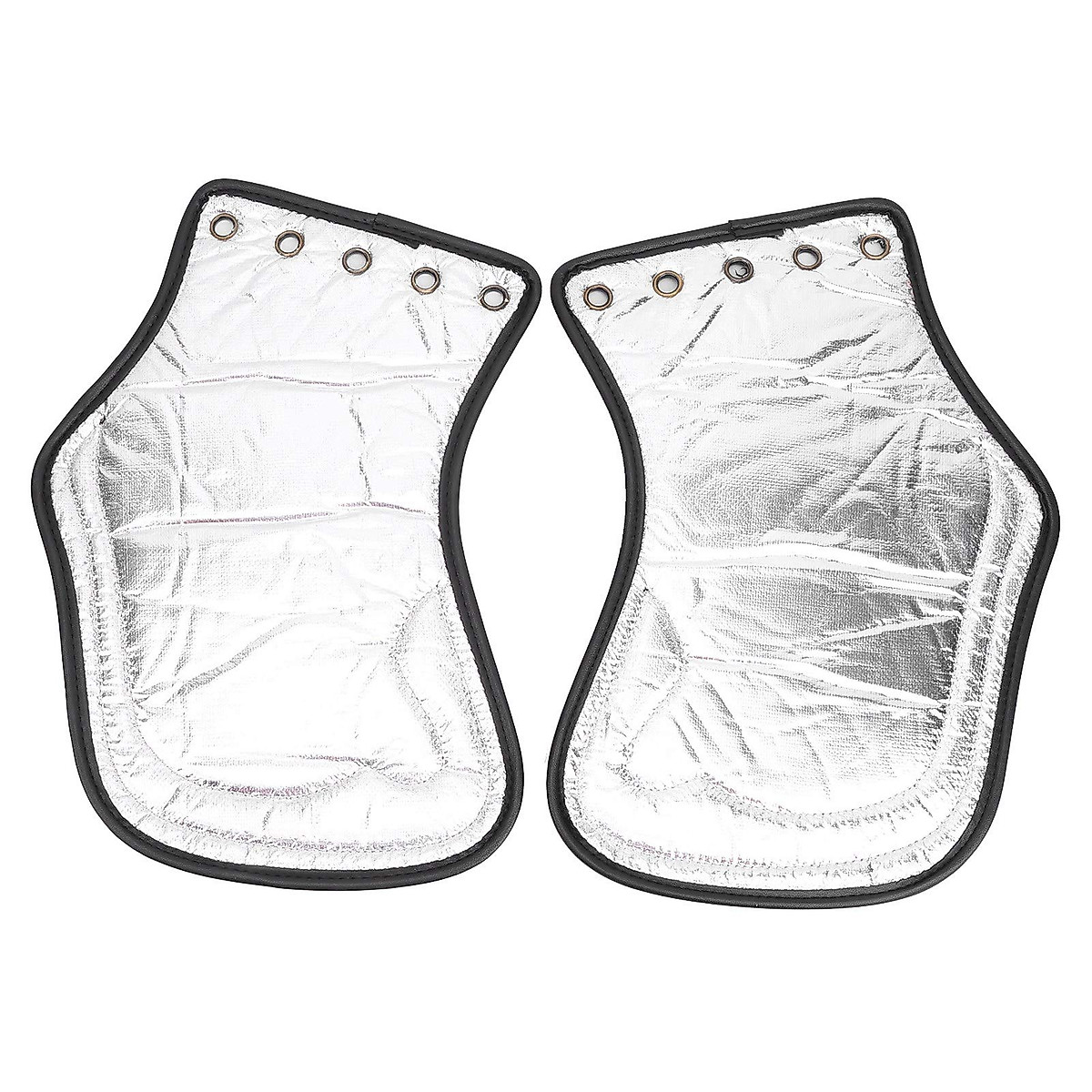 Fockety Engine Heat Shield, 2pcs Heat Shield Deflector, Heat Insulation Motorbike for Motorcycles Decorating