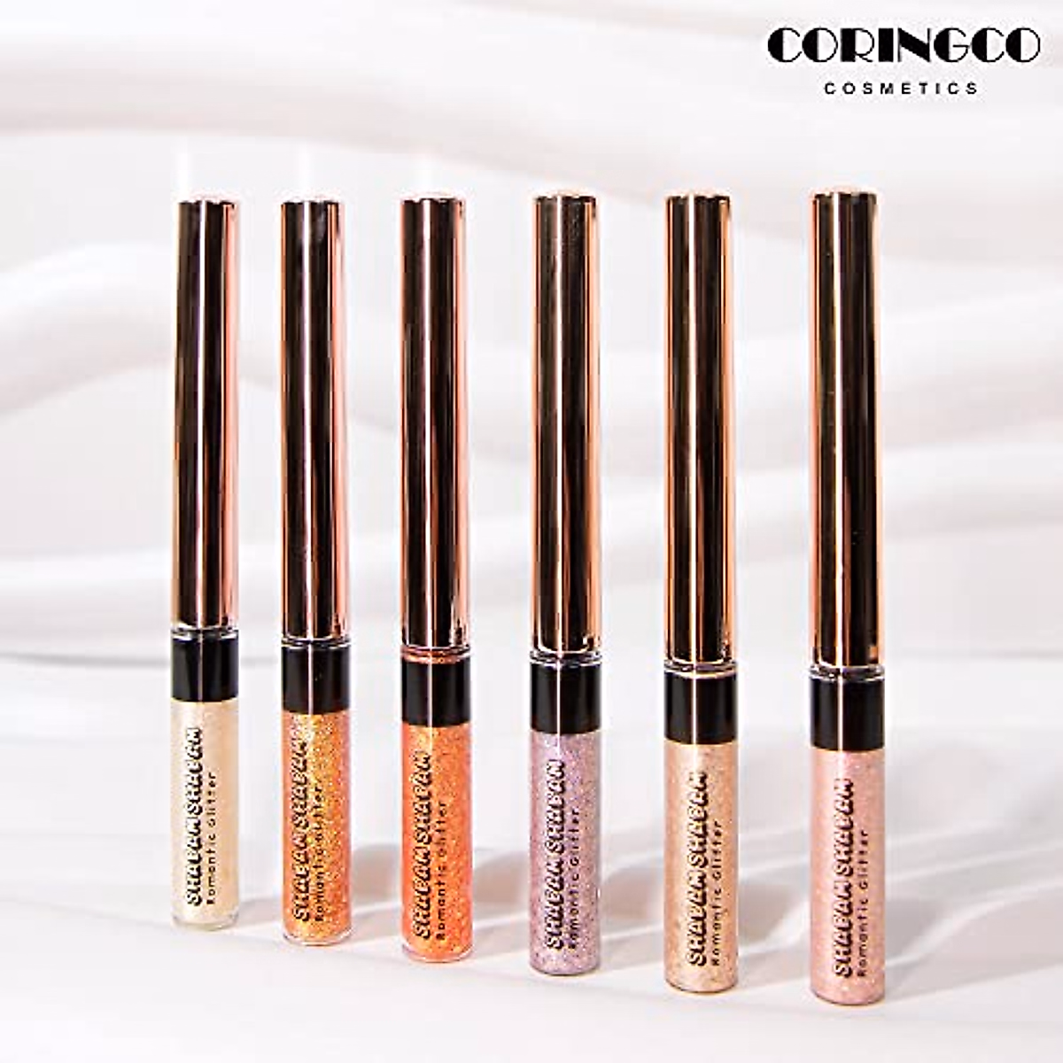 CORINGCO [SET] Eye Glitter Makeup Liquid Eyeshadow Sparkle | Shabam Shabam Romantic Glitter Shadow #02 Lake Light K beauty Makeup Shimmer