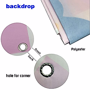 Pink Shark Baby Backdrop and Tablecloth,5x3ft Polyester Shark Photography Background Undersea World Shark Table Cover 70.8x42.5 Inch for Girls Birthday Decorations