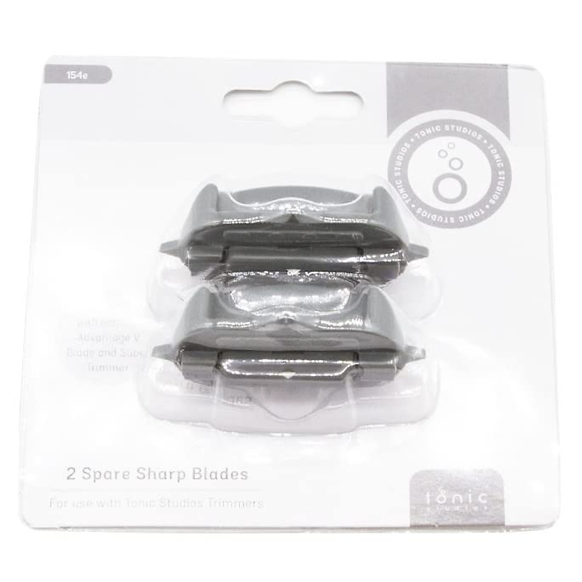Tonic Studios 606 Refill Blades for 604 Push Blade Super Trimmer, Pack of 2