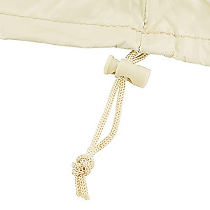 Naroote Spa Bath Rainproof Cover, Waterproof Tear Resistant Outdoor Bathtub Dust Cover Dustproof Breathable for Garden (Beige)