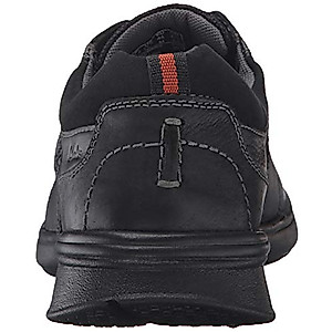 Clarks Men's Cotrell Walk Oxford, Black Oily Leather, 12 M US