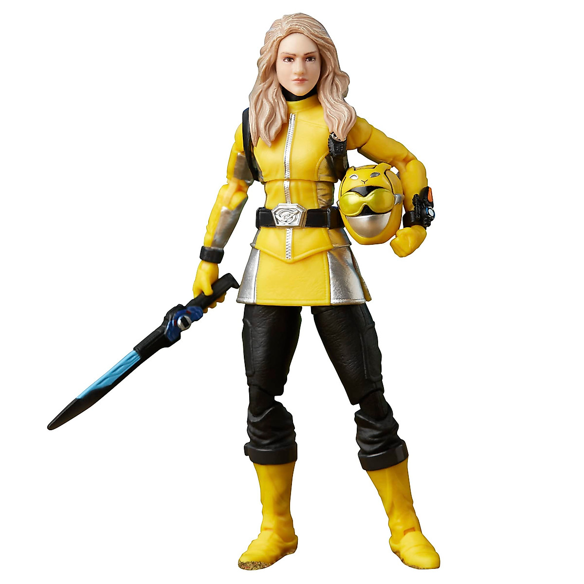 Power Rangers Lightning Collection Beast Morphers Yellow Ranger 6-inch Scale Action Figure, Toys and Action Figures for Kids Ages 4 and Up