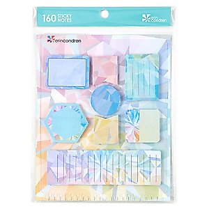 Erin Condren Designer Accessories Planner Snap - in Stylized Sticky Notes with Kaleidoscope Design Theme. Cute Notes for Reminders, Goals, and Tasks to Do