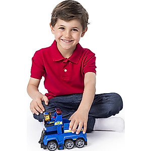 Paw Patrol 6045905 Chase’s Ultimate Rescue Police Cruiser with Lifting Seat and Fold Out Barricade