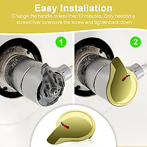 RP28595PB Shower Handle Replacement for Delta Shower Faucet, Shower Parts Replacement Compatible with Delta RP28595 Shower Knob Replacement