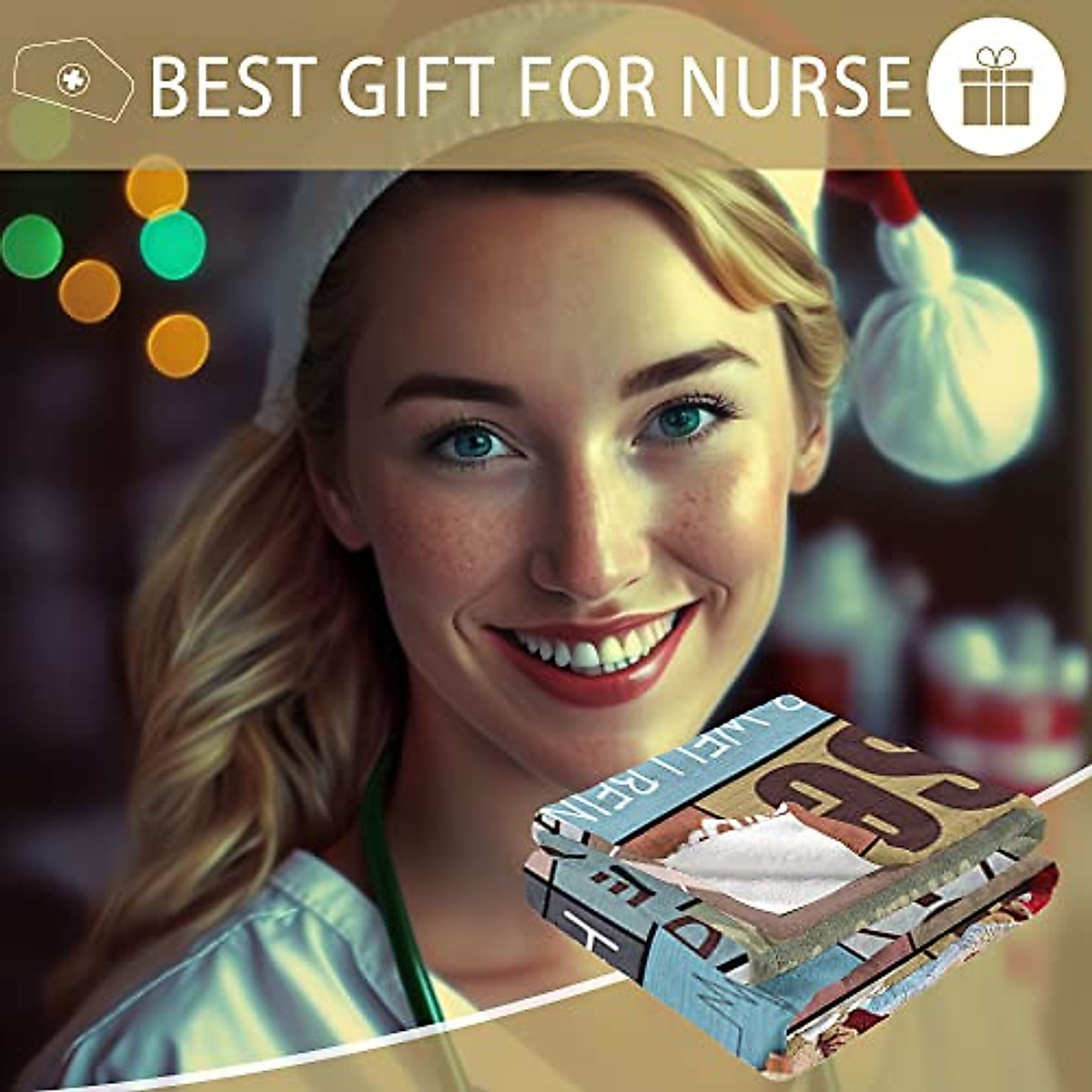 Shanfeirui Nurse Gifts for Women, Nurse Gifts, Nurse Practitioner Gifts for Women, Nursing Student Gifts, Gifts for Nurses Women, School Nurse Retirement Birthday Gifts Blanket 60" x 50”
