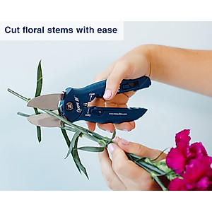 Zibra Open-It! All-In-One Multi Tool with Heavy-Duty Scissors, Box Cutter, Screwdriver, and Package Opener, Blue