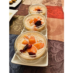 CNGLASS Tea Cups Set of 4 Double Wall Glass Tea Cup, 5.1oz Asian Insulated Clear Teacups 150ML,Small Espresso Cup for Coffee